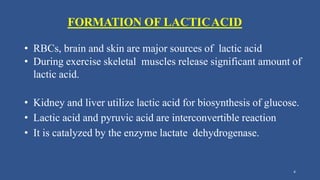 Lactic acidosis | PPTX