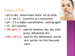 LACTIC ACID PEEL @ CHENNAI PLASTIC SURGERY | PPT