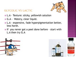 LACTIC ACID PEEL @ CHENNAI PLASTIC SURGERY | PPT