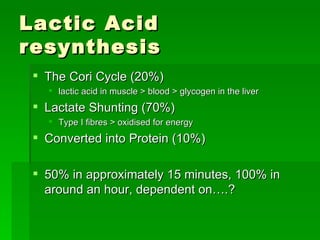 Lactic acid sys epoc-obla | PPT