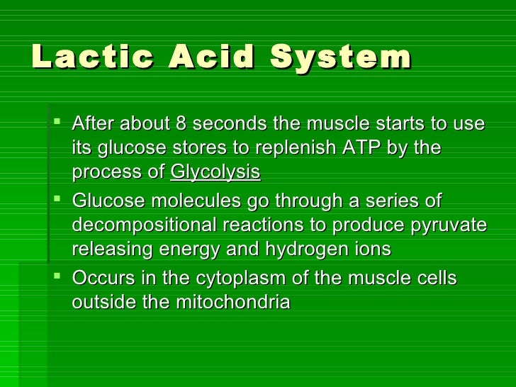 Lactic acid sys epoc-obla