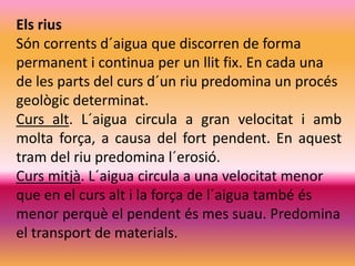 L´activitat geològica externa | PPTX