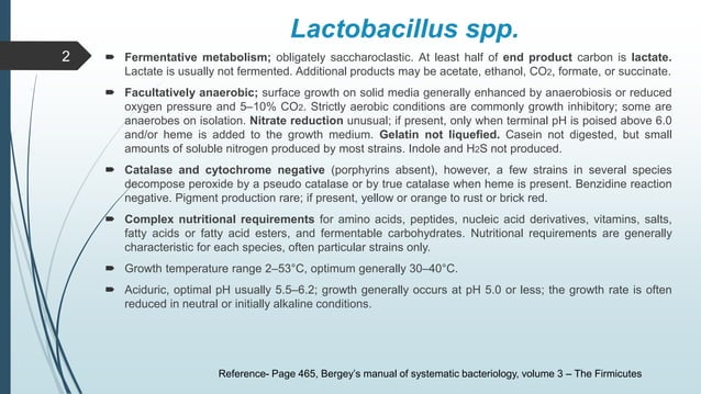 Lactobacillus spp | PPTX
