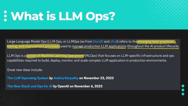 LLMs in Production: Tooling, Process, and Team Structure | PDF | Search ...