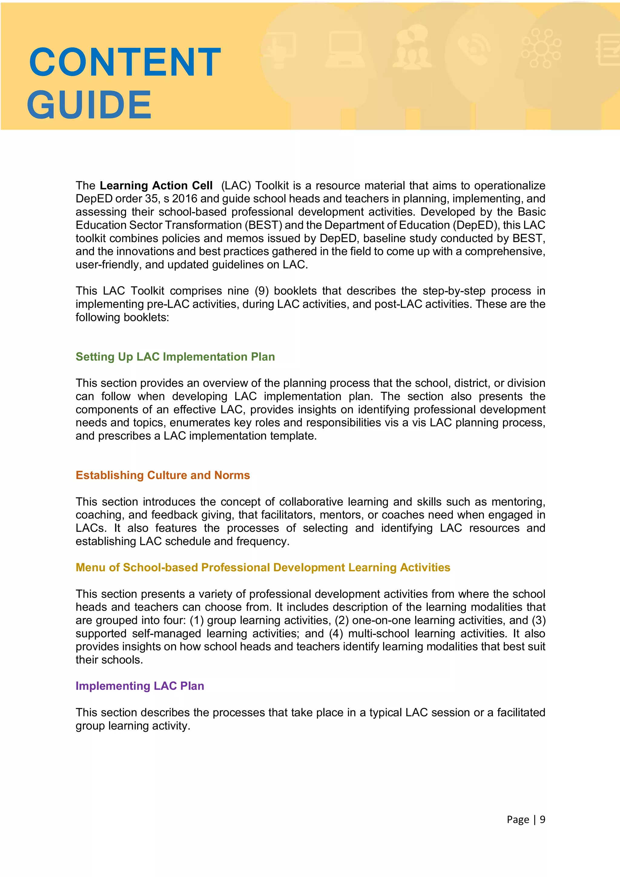 Lac toolkit v3_1 | PDF