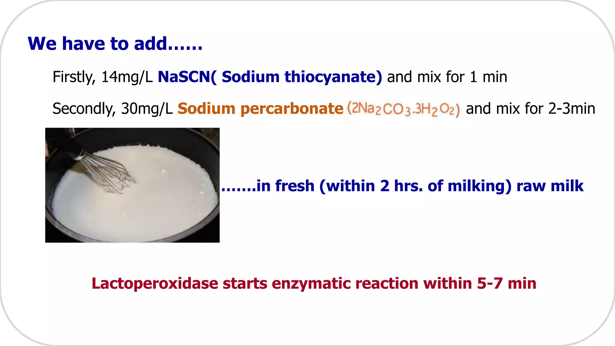 Lactoperoxidase system | PPTX