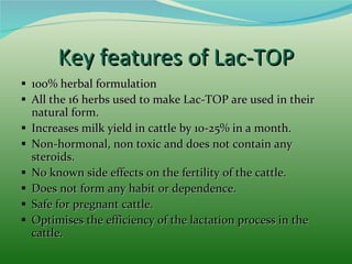 Lac-TOP from Lactofeed Solutions | PPT | Vegan Diets | Food & Drink