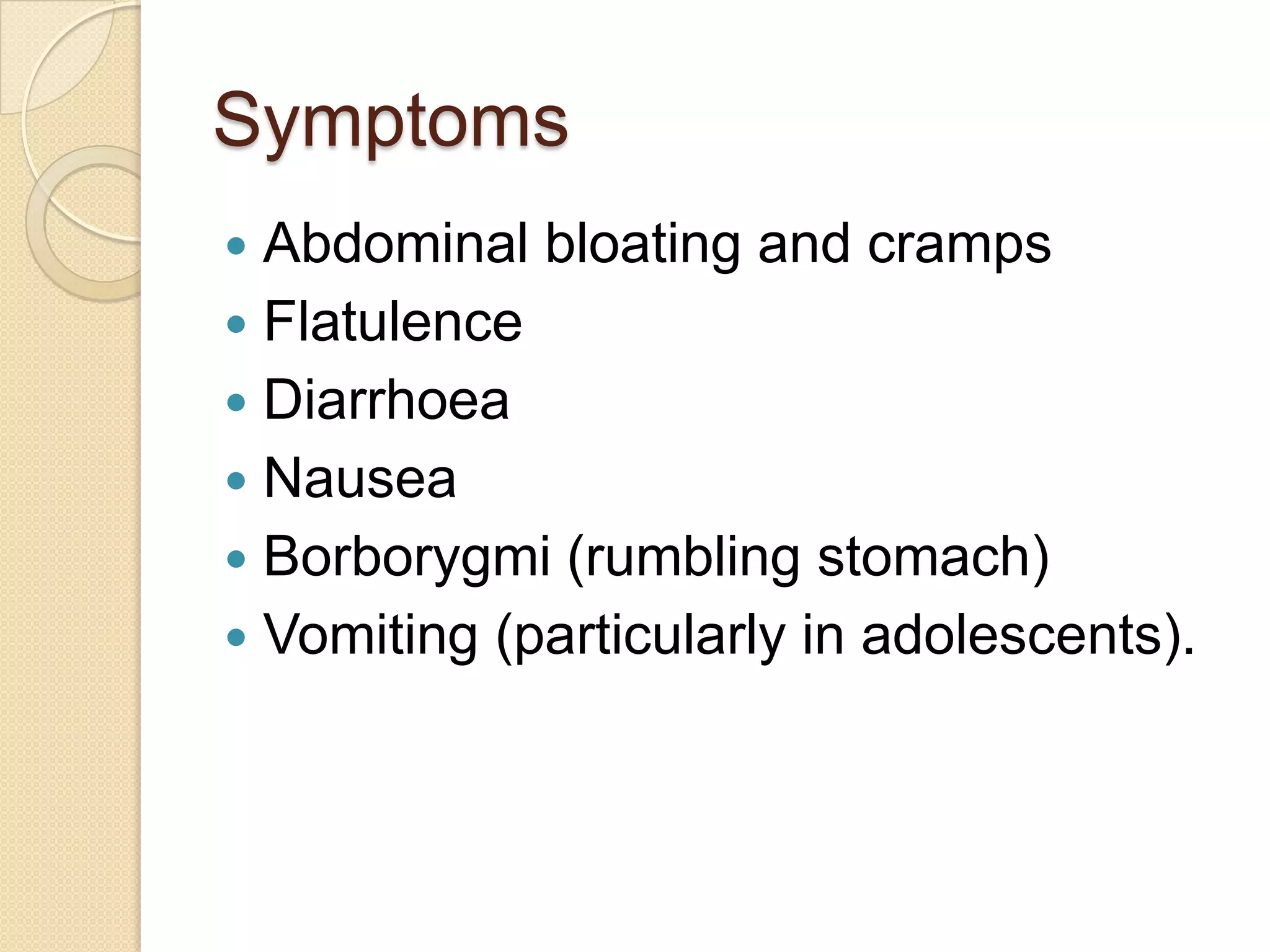 Lactose intolerance. | PPTX