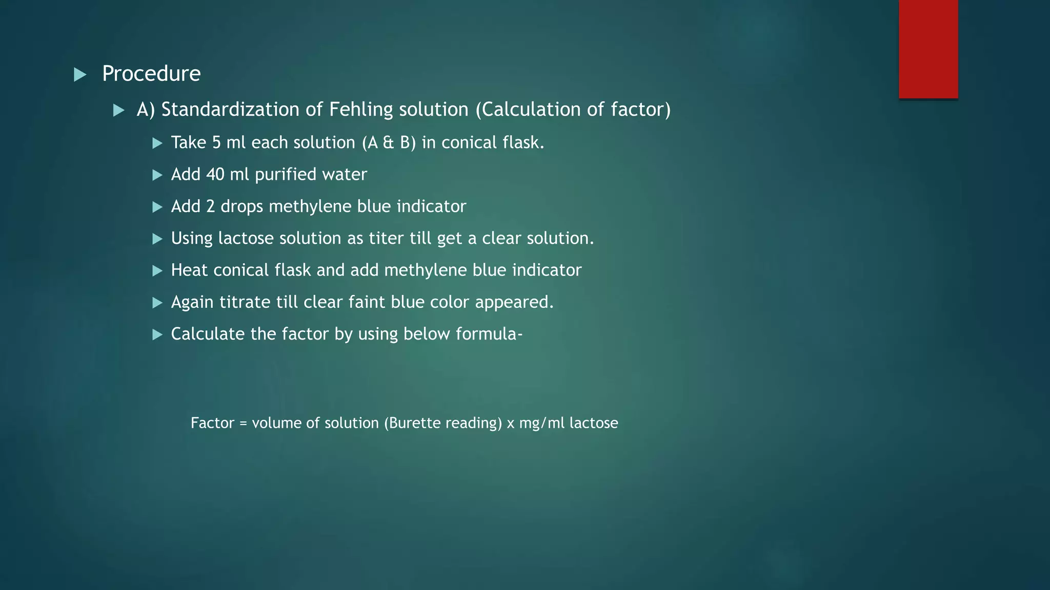 Lactose determination | PPTX