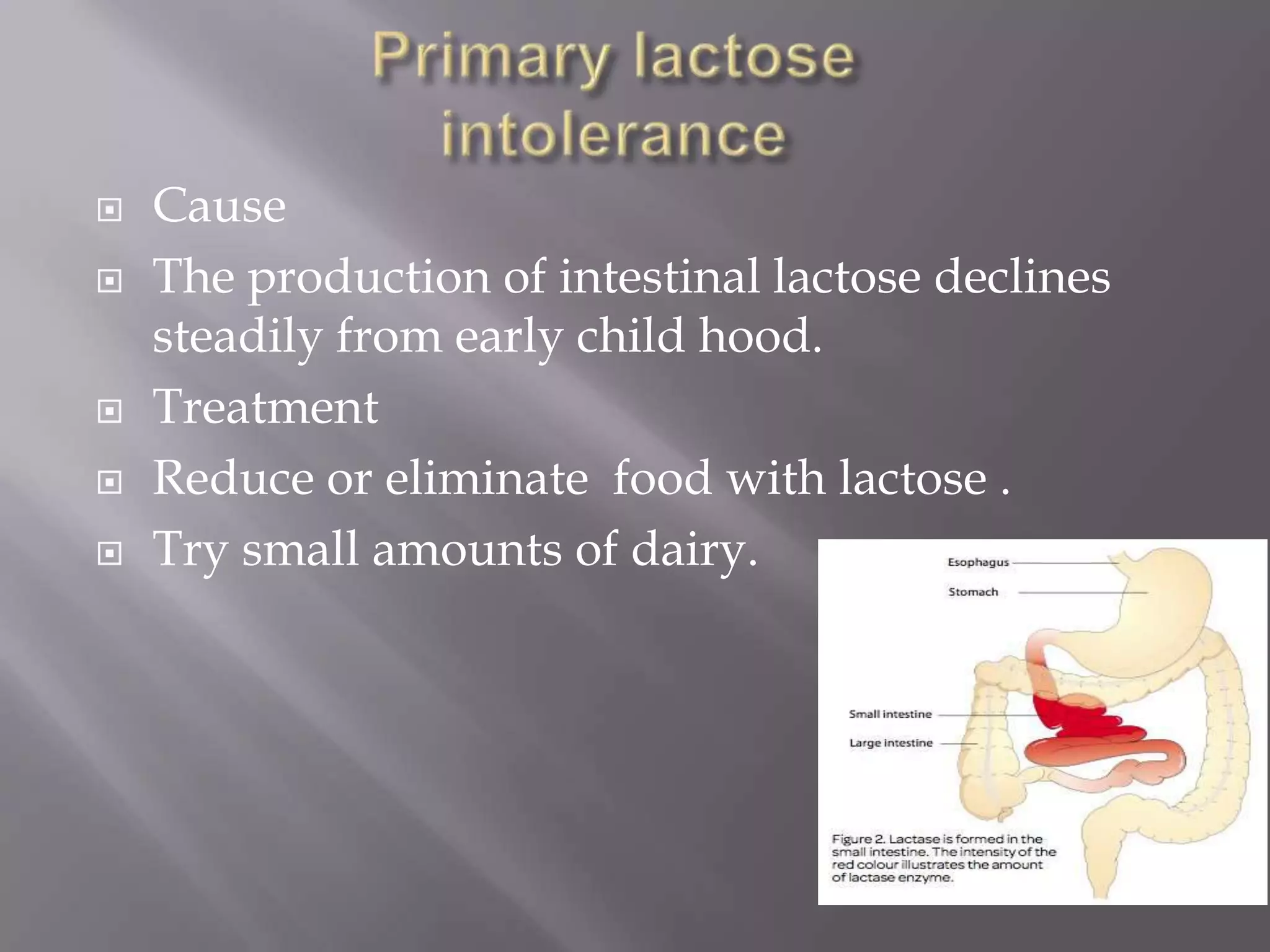 Lactose intolerance - Tia | PPTX