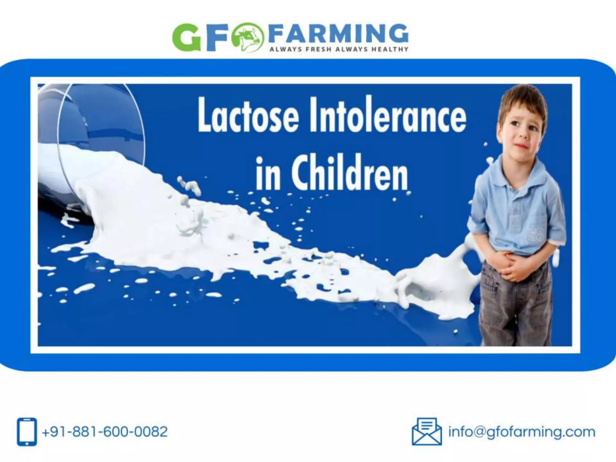 Is Lactose Intolerance Found in Kids? | GFO Farming | PPTX