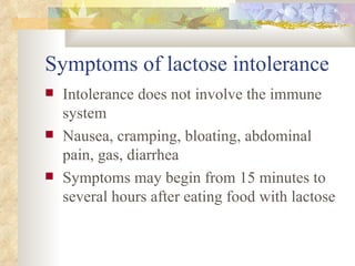 Lactose Intolerance Milk Allergy April2005nutrupdate | PPT