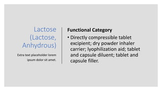 Lactose sb | PDF