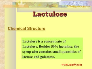 Lactulose The physiological bowel and stool regulator | PPT