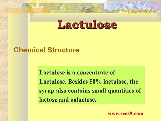 Lactulose The physiological bowel and stool regulator | PPT | Digestive ...