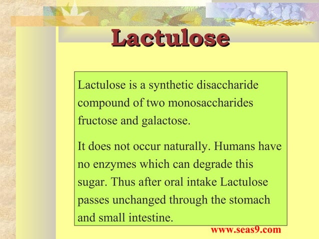 Lactulose The physiological bowel and stool regulator | PPT | Digestive ...