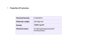 Lactulose crystals ppt gives the full information | PPTX