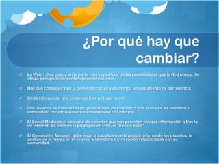 Propuesta Community Manager | PPTX