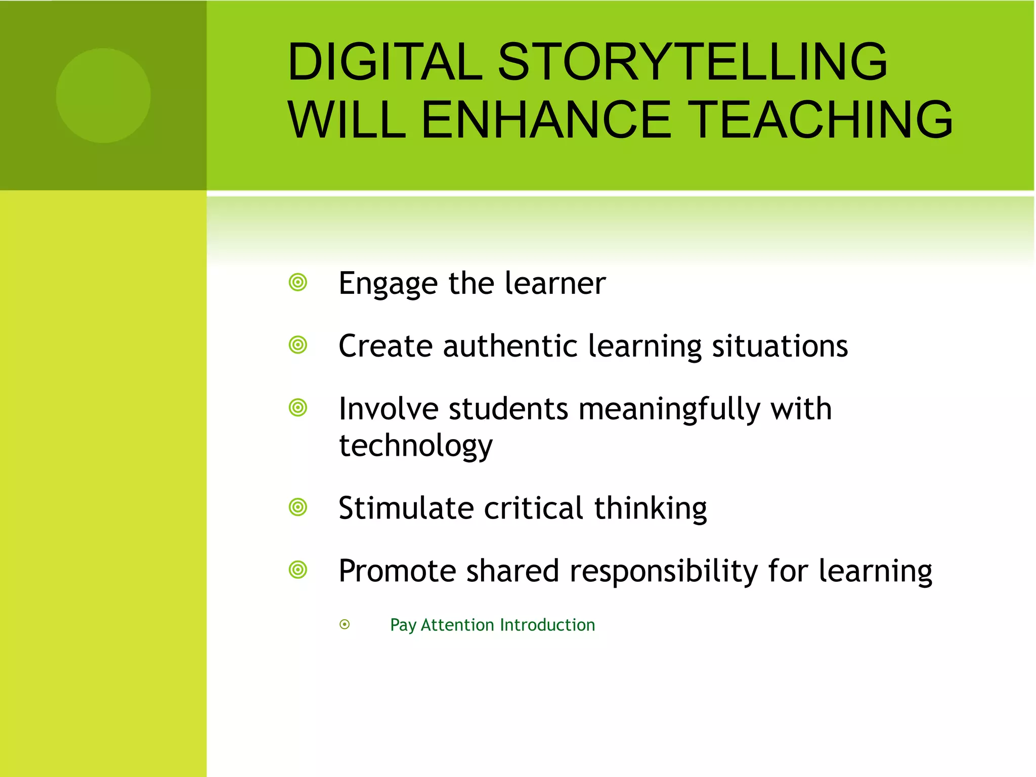 Digital Storytelling Across the Elementary Curriculum | PPT | Education