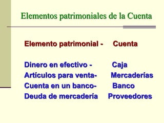 LA CUENTA, DEFINICIÓN Y JORNALIZACION.ppt
