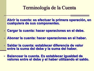 LA CUENTA, DEFINICIÓN Y JORNALIZACION.ppt