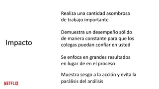 La cultura de NETFLIX Libertad y Responsabilidad / NETFLIX Culture ...