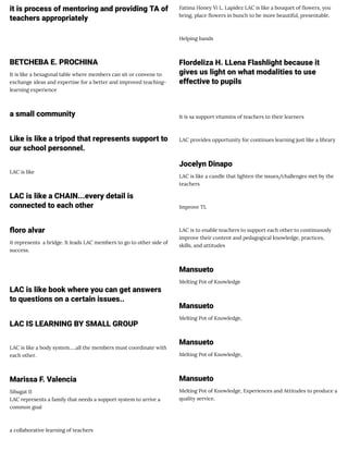 Lac understanding responses | PDF