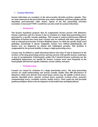 Radiological pathology of microvascular brain disease | PDF
