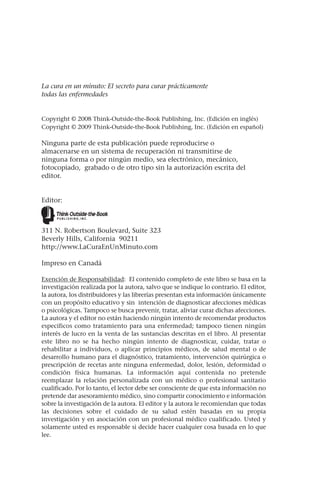 La cura en un minuto madison cavanaugh | PDF