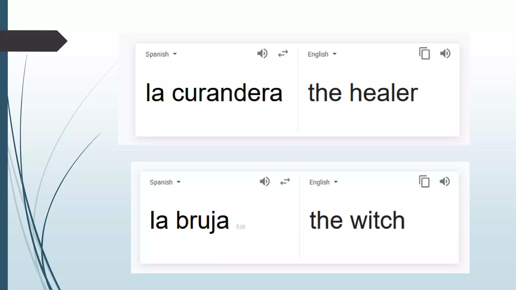 La curandera vs la bruja | PPT