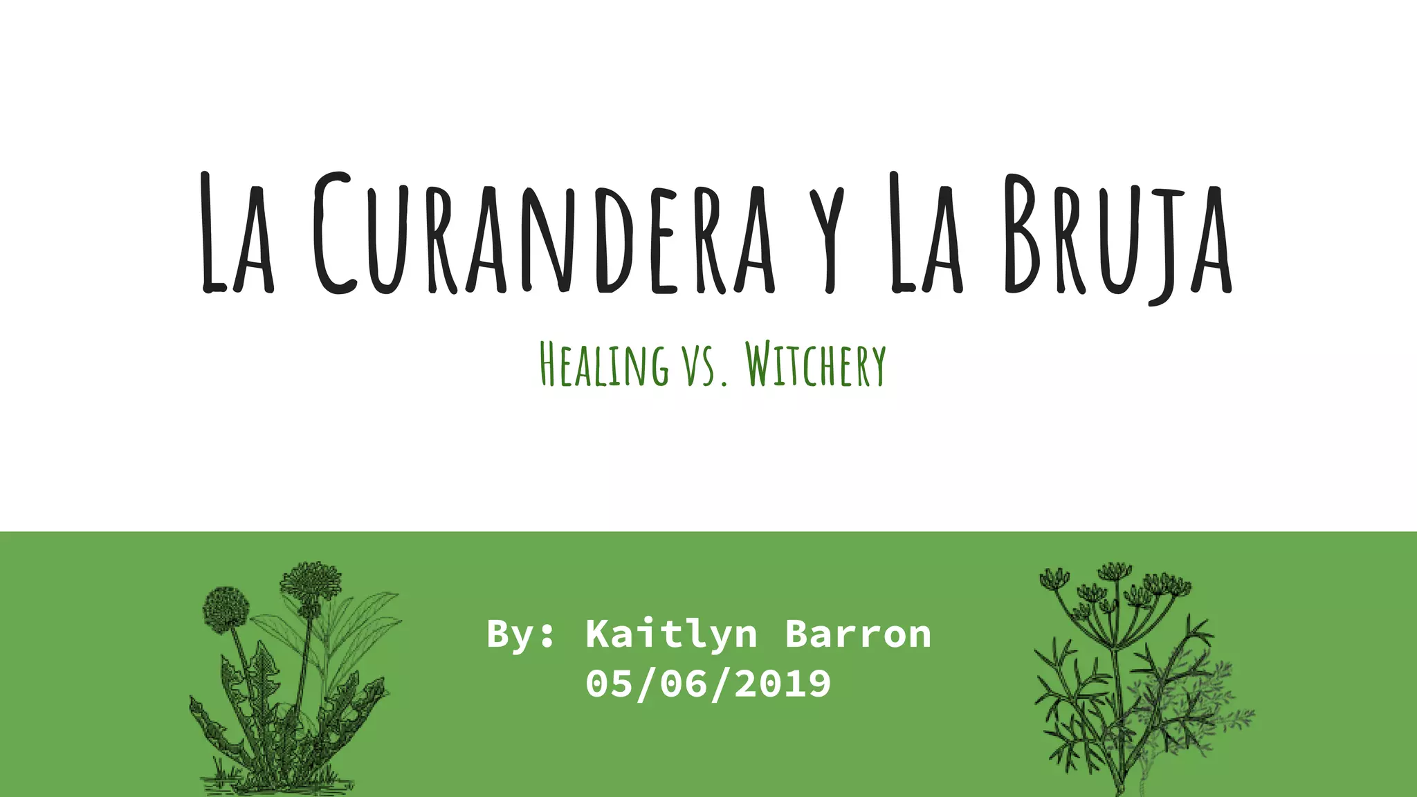 La curandera y la bruja | PPT