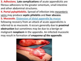 L acute appendicitis | PPTX