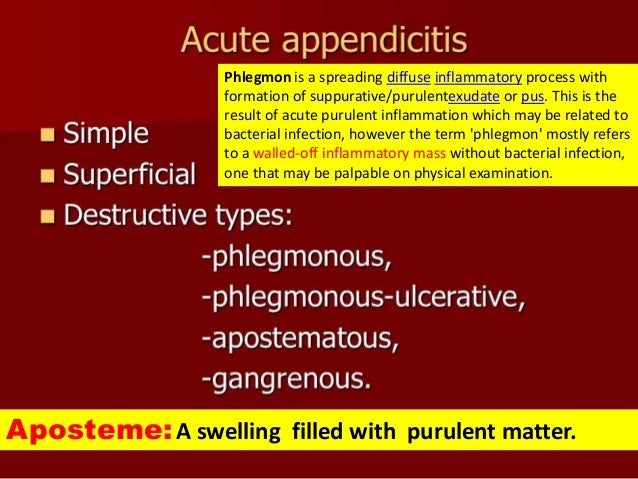 L acute appendicitis
