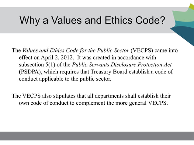 Library and Archives Canada (LAC) Code of Conduct | PPTX