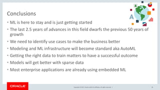 LAD -GroundBreakers-Jul 2019 - The Machine Learning behind the Autonomous Database | PPT