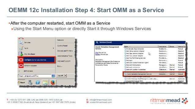 Oracle Enterprise Metadata Management 12c