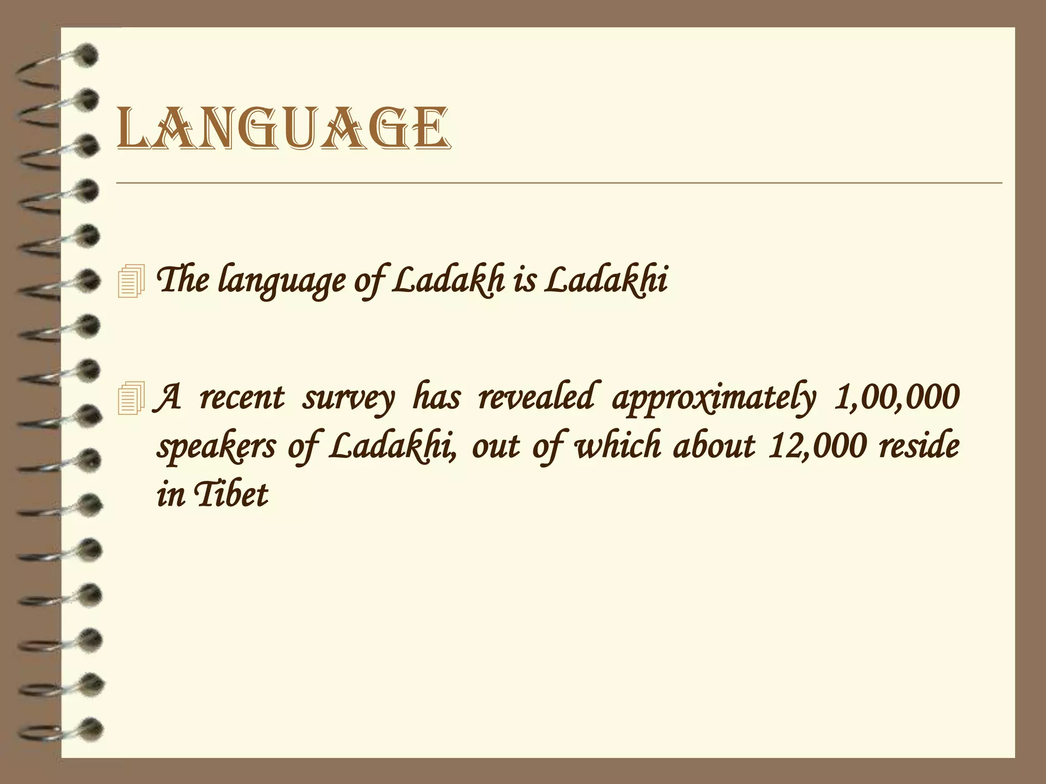 Ladakh culture | PPT