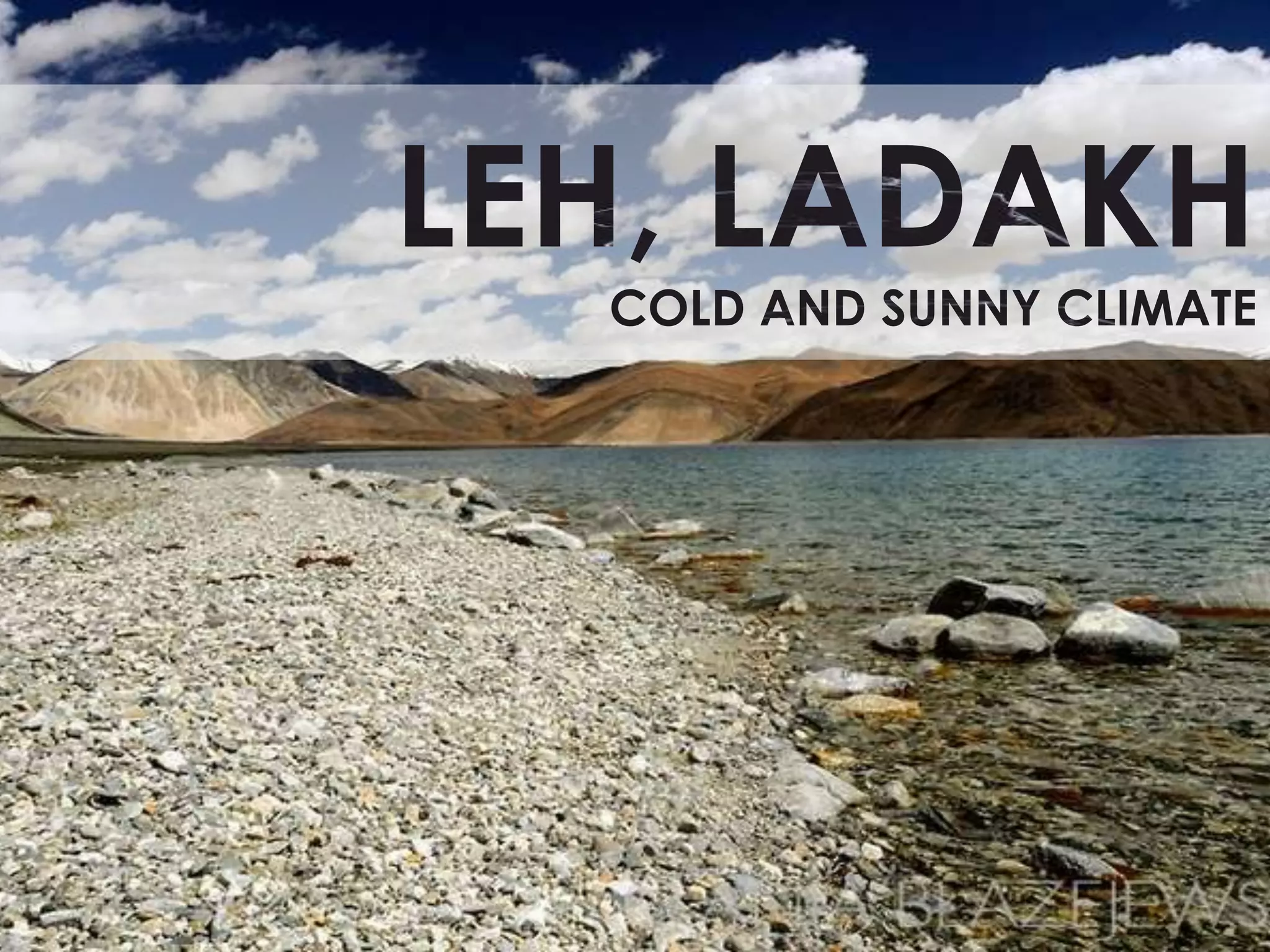 Leh, ladakh - climate and architecture | PPTX