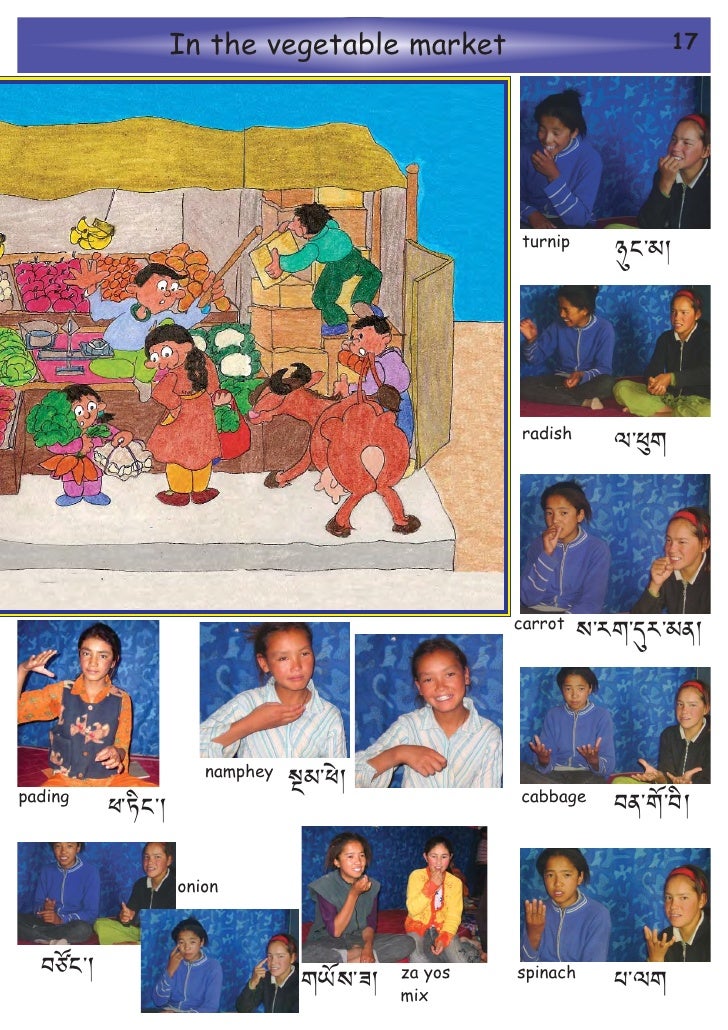 Ladakhi dictionary sign language