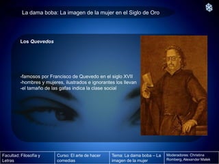 La Dama Boba - imagen de la mujer | PPTX