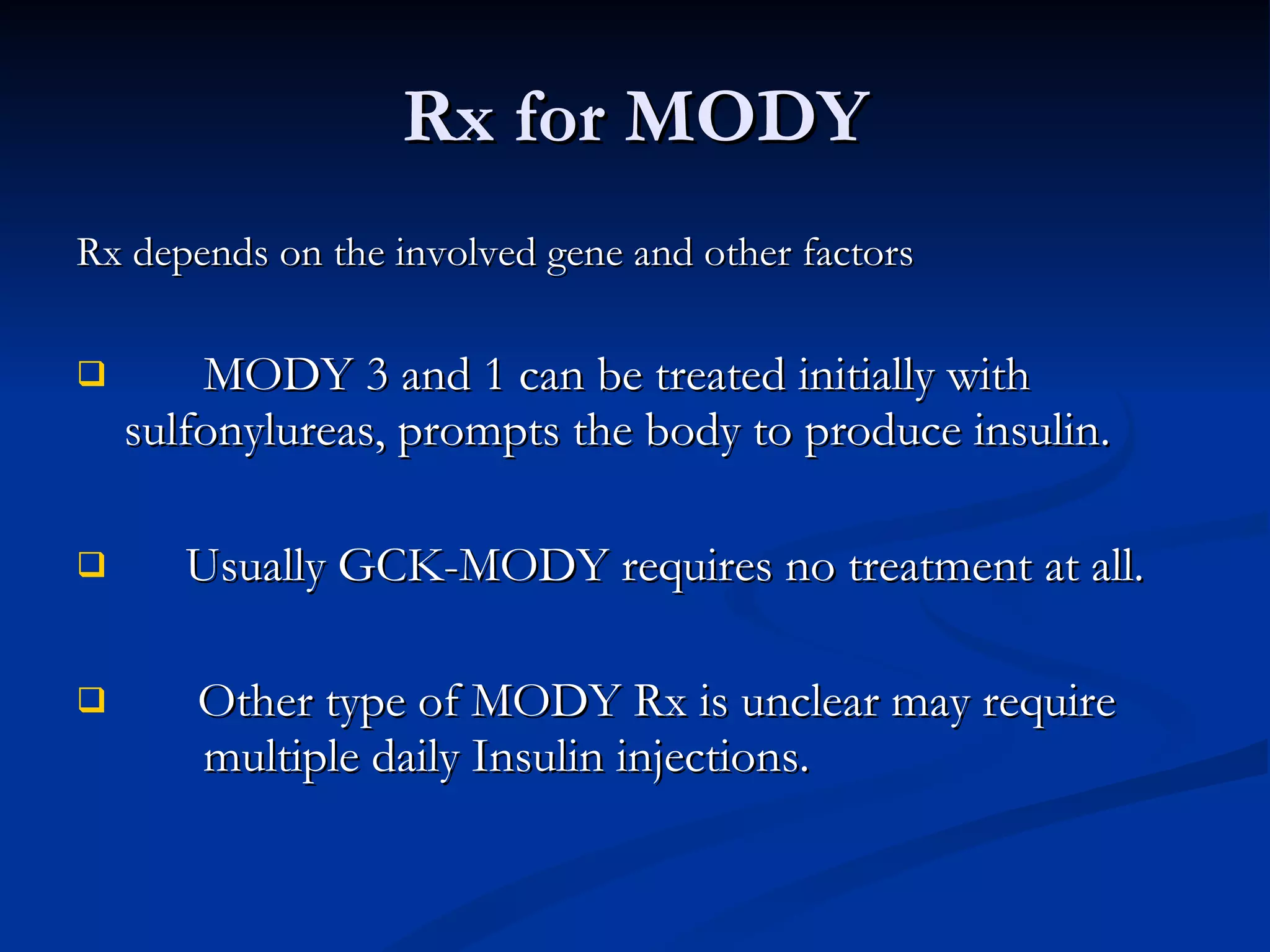 LADA & MODY DIABETES | PPT