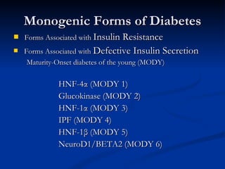LADA & MODY DIABETES | PPT