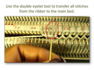 Step by step guide to Ladderback Jacquard | PPTX