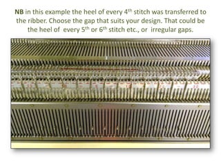 Step by step guide to Ladderback Jacquard | PPTX
