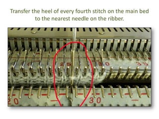 Step by step guide to Ladderback Jacquard | PPTX