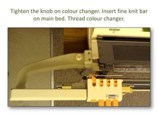 Step by step guide to Ladderback Jacquard | PPTX