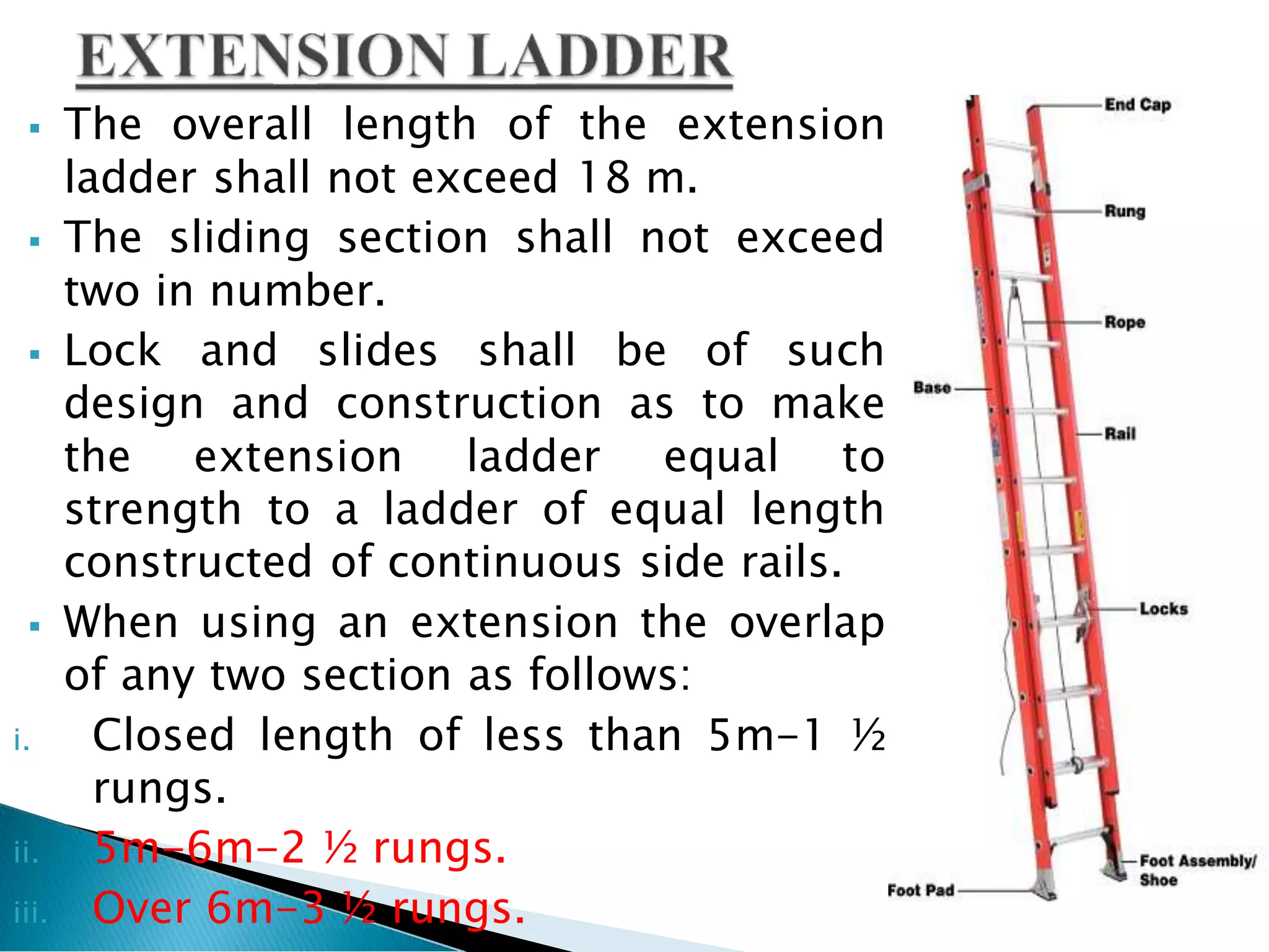 Ladder Types & Safety & Requirements | PDF