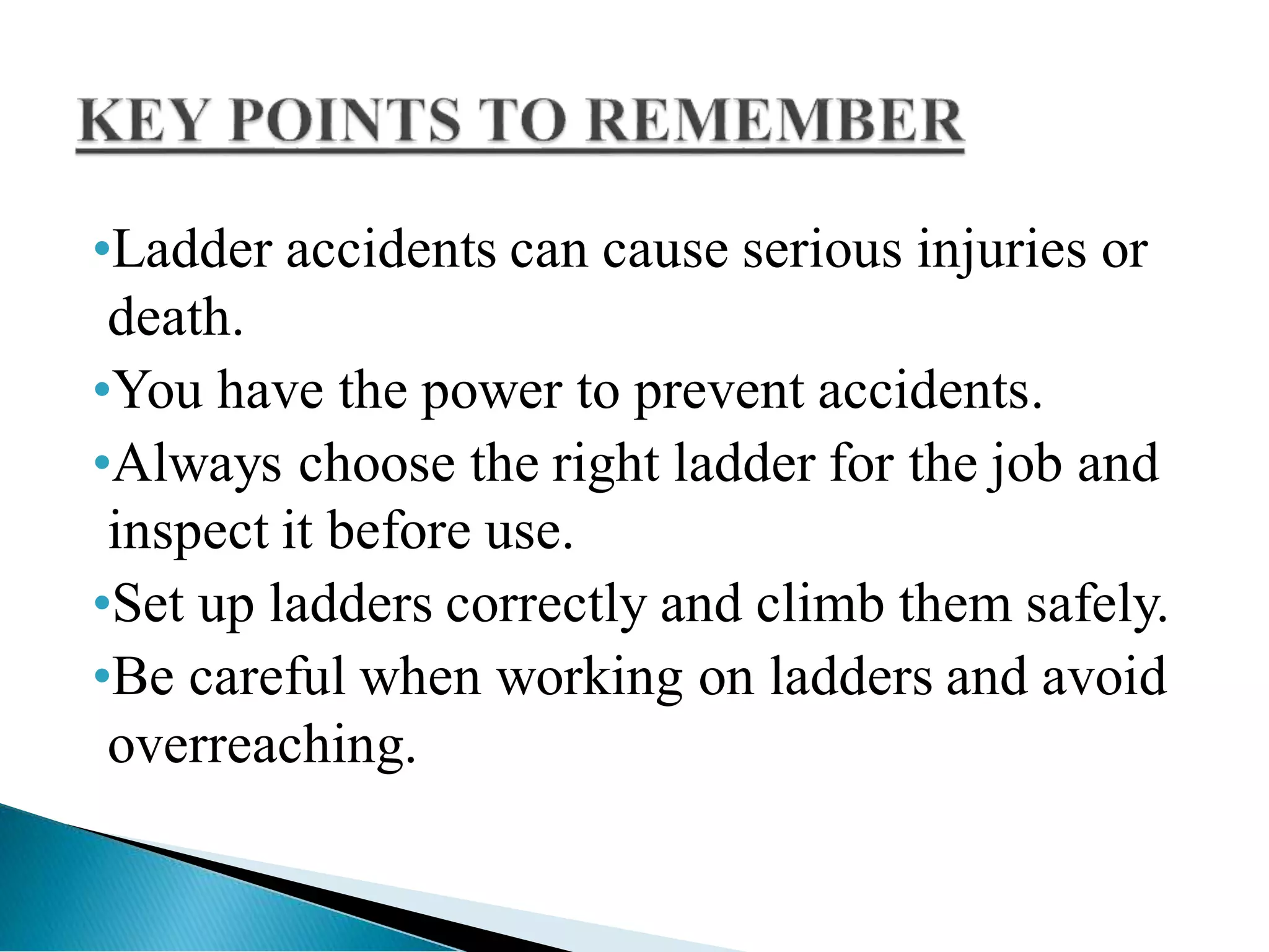 Ladder Types & Safety & Requirements | PDF