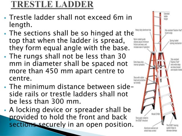 Ladder Types & Safety & Requirements | PDF | Climbing | Extreme Sports
