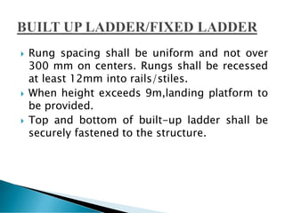 Ladder Types & Safety & Requirements | PDF